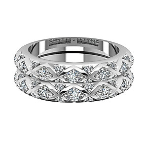 Women 2PCS Inlaid Zircon Proposal Rings Set Heart Shaped Simulated Diamond Elegant Ring Bridal Wedding Band (Sliver, 11)