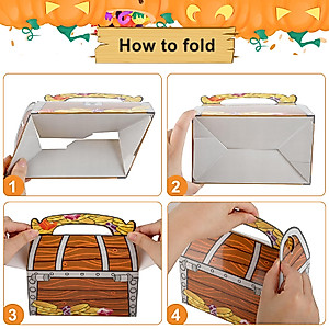 Adorox 12 Treasure Chest Treat Boxes Pirate Birthday Party Favor Goodies