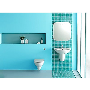 Micpolo 15.7”×118” Blue Wallpaper Peel and Stick Wallpaper for Bedroom Light Blue Contact Paper Easy Peel Off Wallpaper Blue for Bathroom Removable Wallpaper Vinyl Self Adhesive Matte