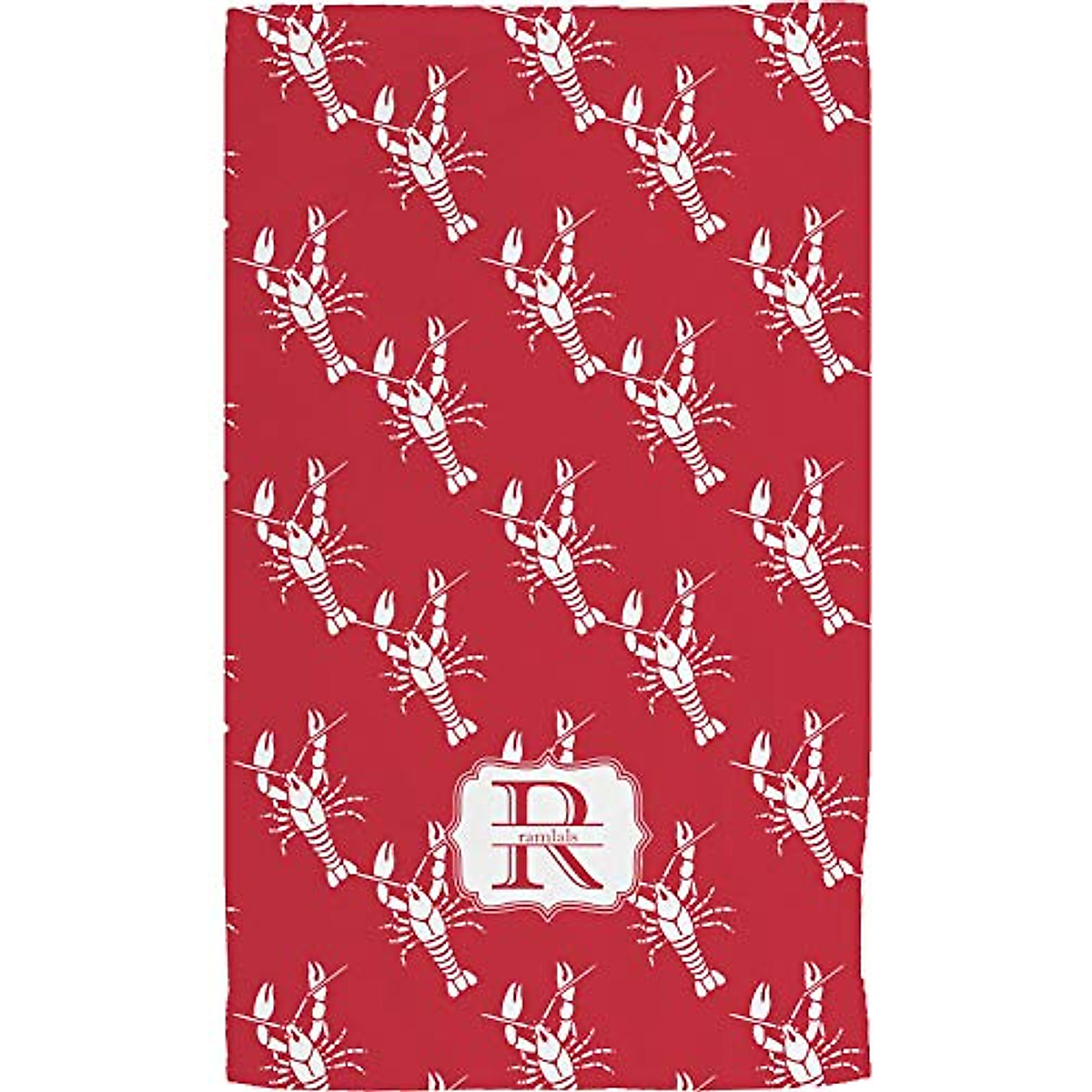 RNK Shops Crawfish Hand Towel - Full Print (Personalized)