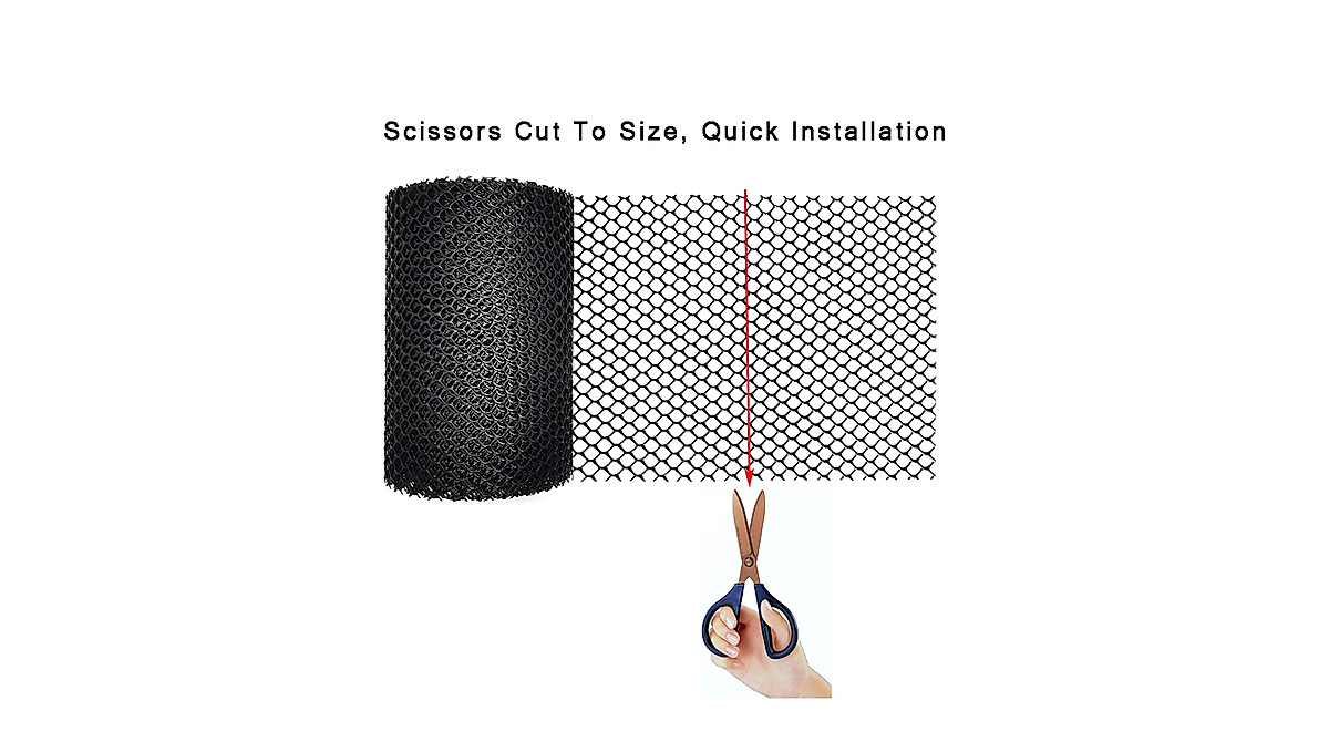 2-Pack Gutter Guard Mesh Roll - Easy Leaf Protection