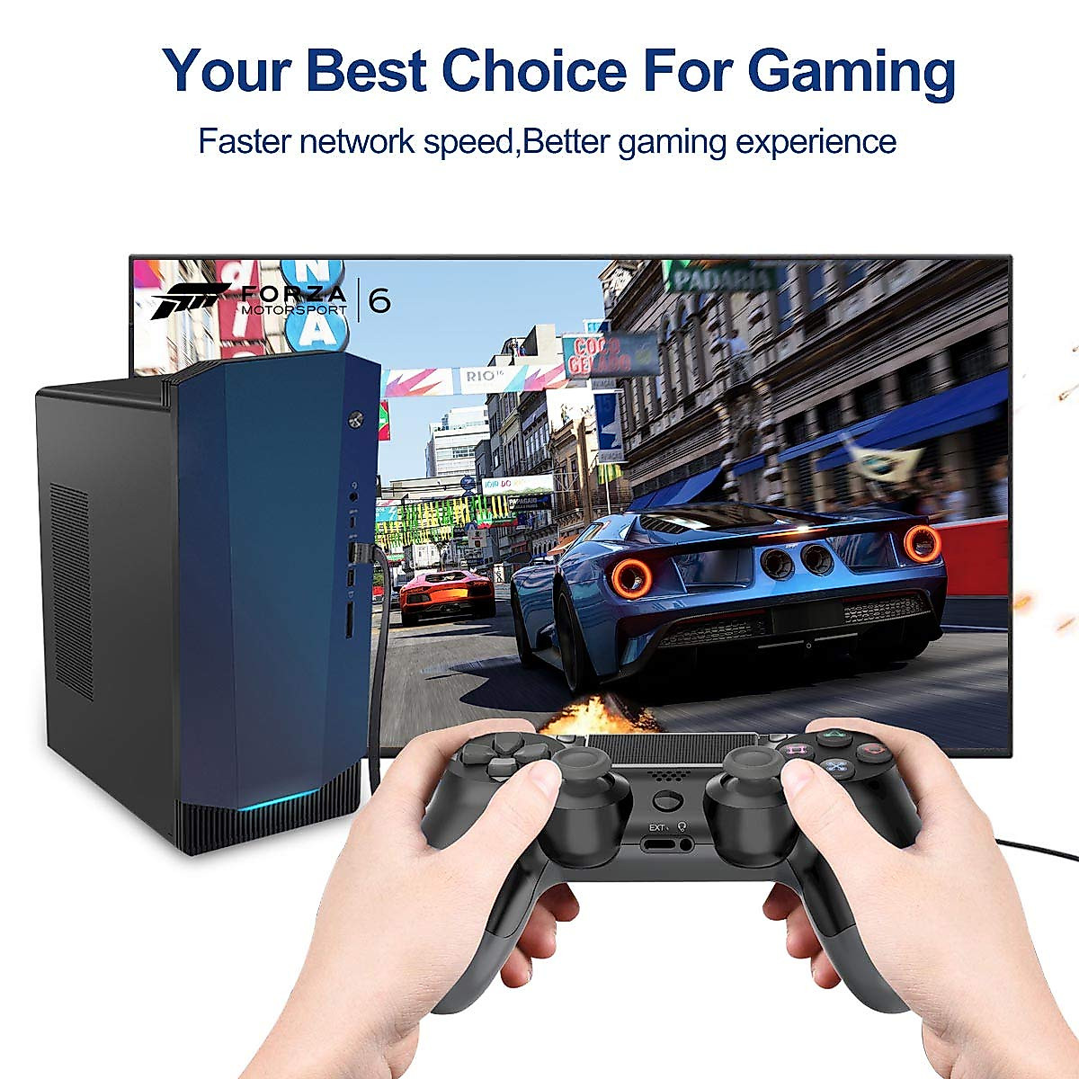 KASIMO Cat 7 Ethernet Cable 5 FT, Cat 7 Gigabit LAN Network Cable RJ45 High-Speed Flat Ethernet Cable 10Gbps 600Mhz/s STP Compatible with PC,Game Console,PS4, PS5,Switch,Modem,Smart TV,Patch Panel