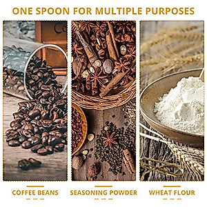 KUFUNG Kitchen Baking Measuring Stainless Steel Spoon &Cups Set for Dry or Liquid (4 pcs-Cup, Silver)