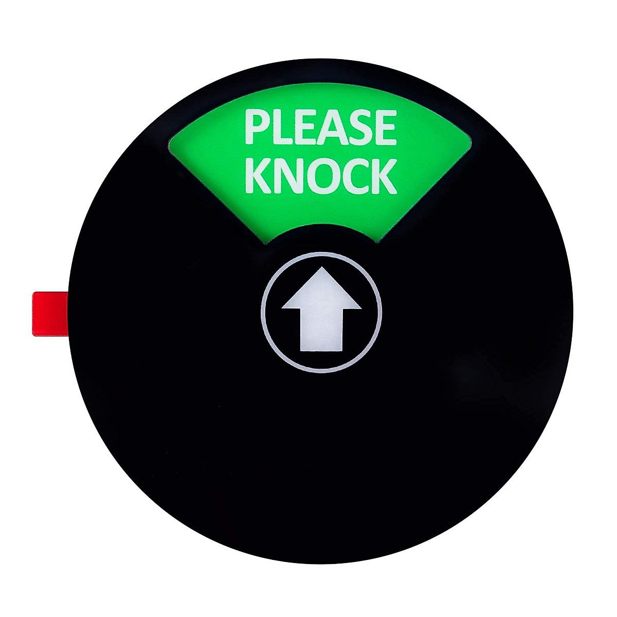 Kichwit Privacy Sign, Do Not Disturb Sign, Out of Office Sign, Please Knock Sign, In a Meeting Sign, Office Sign, Conference Sign for Offices, 5 Inch, Black