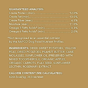 Amazon Brand - Wag Baked Biscuits Crunchy Dog Treats, Peanut Butter, 1.5 lb