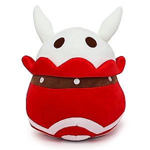 Qleewei 11.8 Inches Plush Bouncing Bomb Ball Stuffed Plushie Toy Game Bombs Plushies Doll Pillow for Cosplay Props Fans