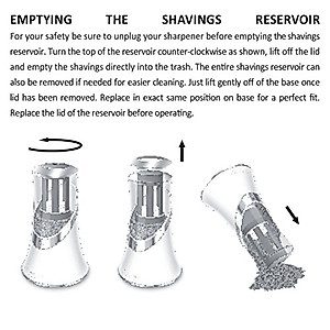 Westcott 14888 iPoint Evolution Electric Pencil Sharpener, Black and Silver