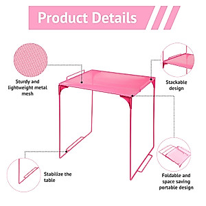 AUECOOME Locker Organizer Pink Shelf Locker shelfs Tall Shelf Metal Locker Shelves Organizer Locker Shelf for School Locker Accessories Suitable for School, Office, and Home use (1,Pink)