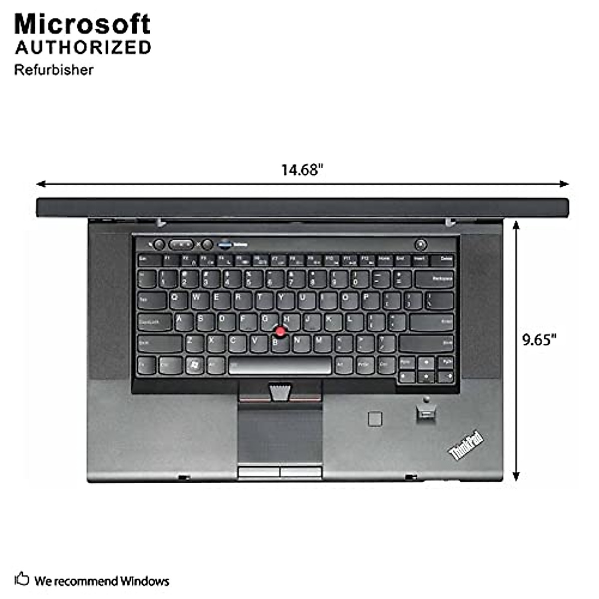 Lenovo T530 15.6 Inch Business Laptop NoteBook Intel Quad Core i5-3320M 8GB Ram 500GB Hard Drive WIFI Windows 10 Pro (Renewed)