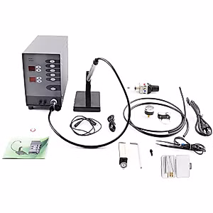 MECCTP CNC Spot Welding Machine, 110V 60HZ Repair ARC Laser Machine Soldering Kit for DIY Jewelry Repair Gold and Hardware Workpiece Welding Spot Welder Miller Welding