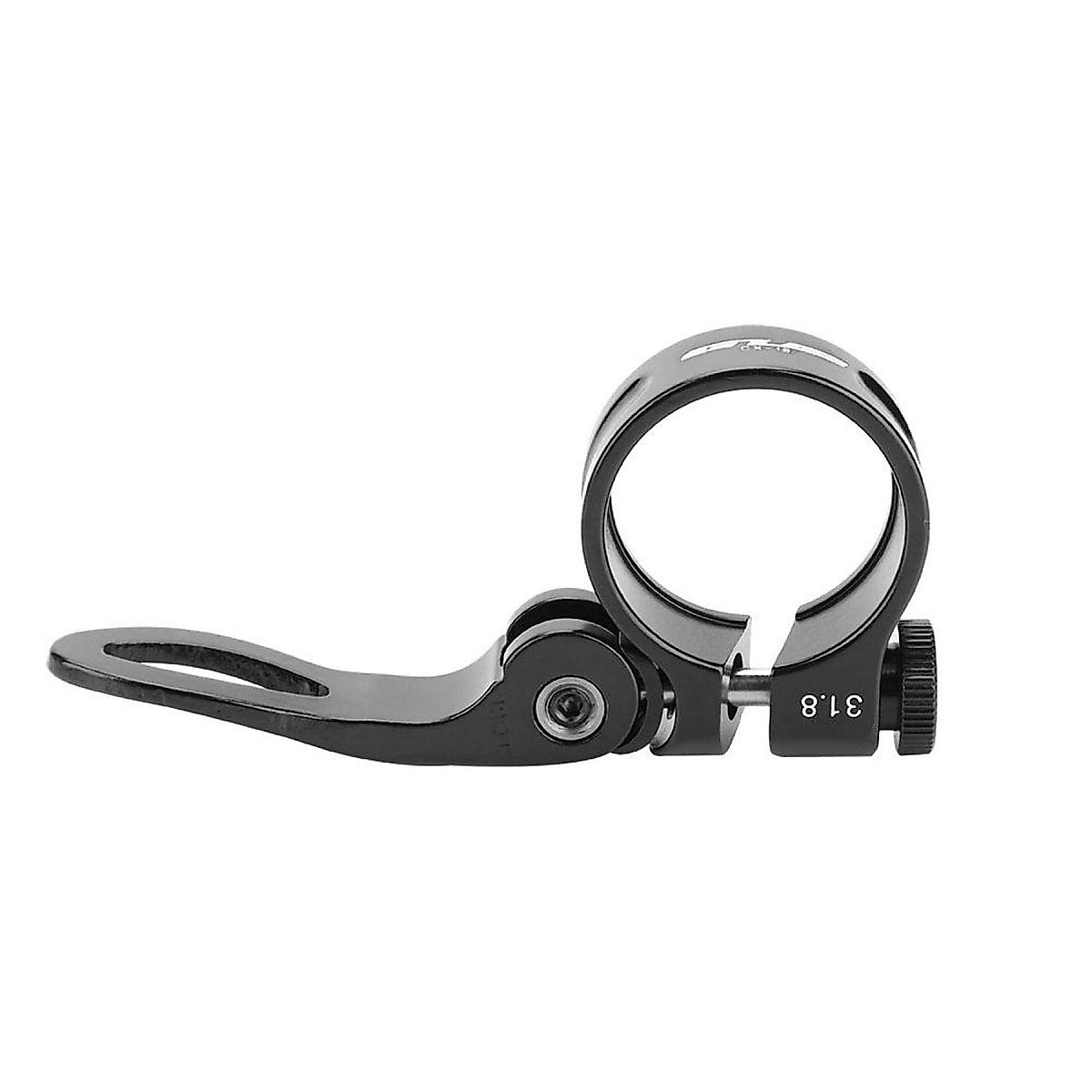 Yosoo Health Gear Seatpost Clamp, Quick Release Bike Seat Clamp, Bike Seat Post Locking Clamp, 31.8mm Aluminium Alloy Locking Clamp, Mountain Bike Seat Clamp(Black)
