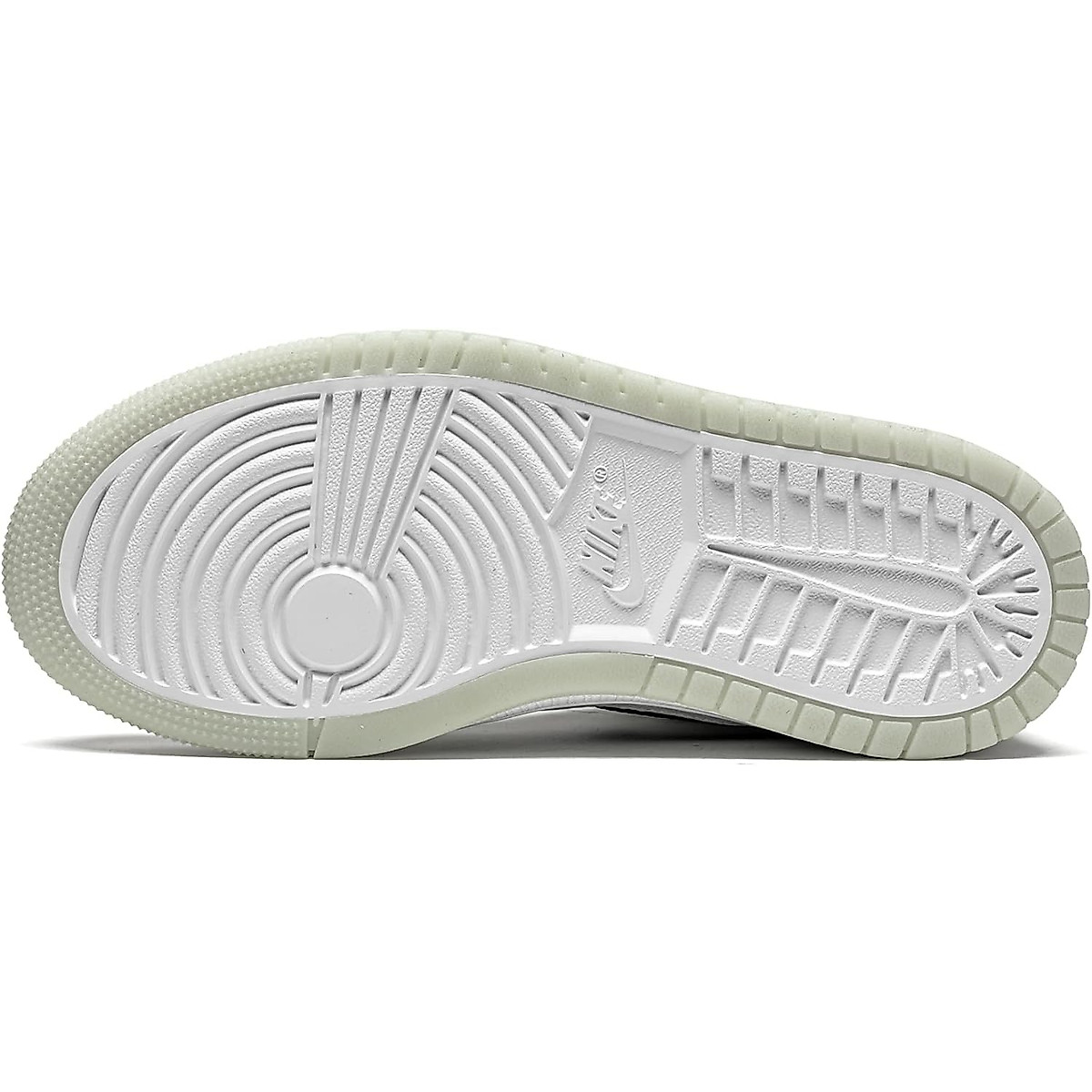 Jordan Nike Women's WMNS Air 1 Zoom CMFT Light Bone, Sea Glass/Black/White, 11W