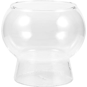 OSALADI Shampoo Hose Glass Dessert Bowl Ice Cream Cups Sundae Bowls Cute Globe Dessert Cups for Parfait Fruit Salad Snack Cocktail Party Trifle Bowl