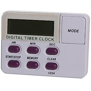 SP Bel-Art, H-B DURAC Single Channel Electronic Timer with Memory and Clock and Certificate of Calibration (B61700-3000)