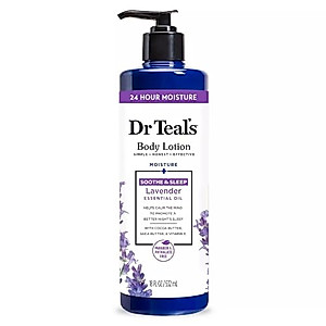 Dr Teals Lavender Body Wash w/Pure Epsom Salt - Bundle w/Dr Teals Lavender Body Lotion! Soothing Set!