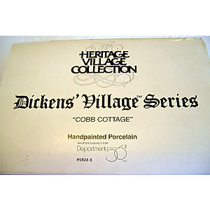 Heritage Village Collection; Dicken's Village Series: "Cobb Cottage" #5824-6 by Department 56