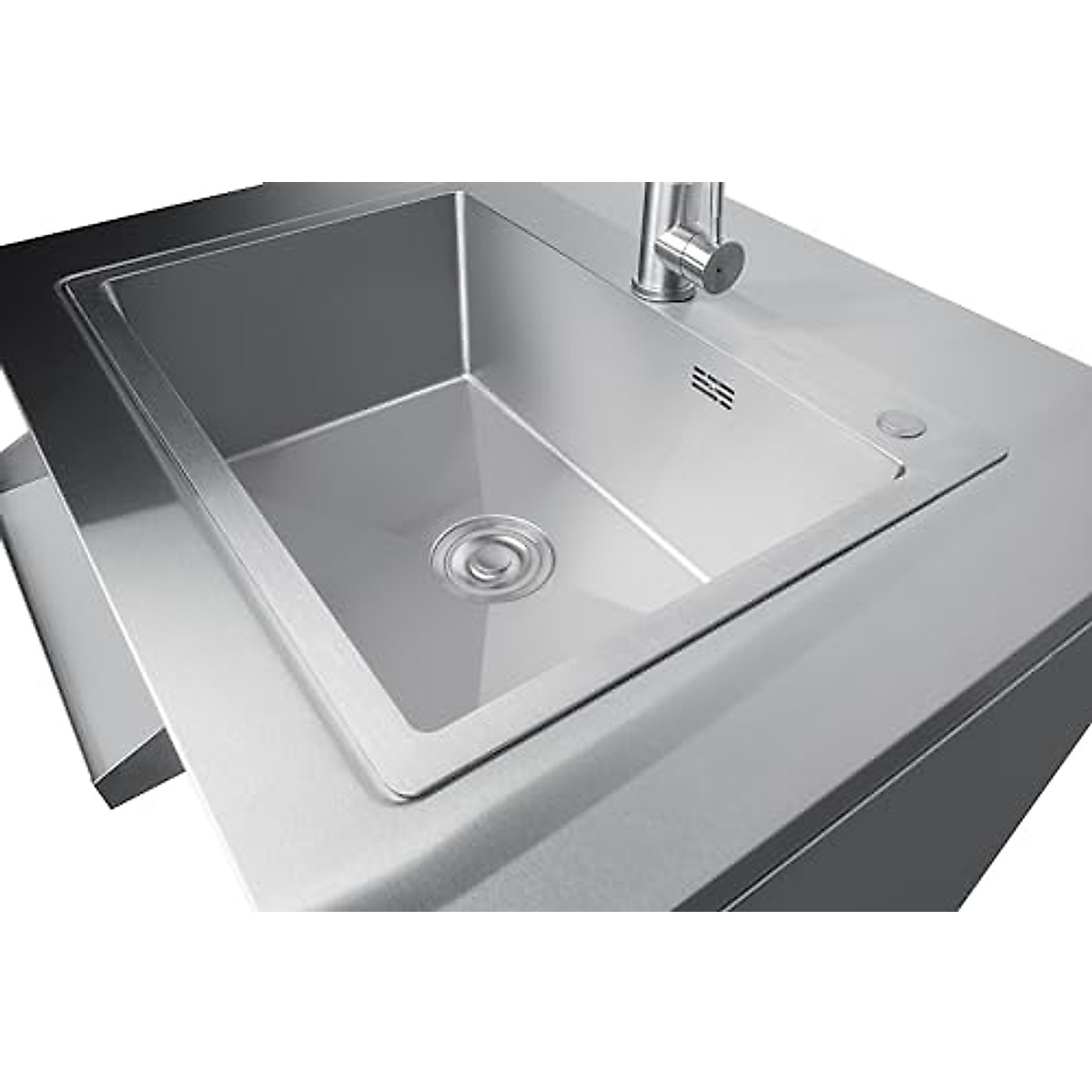 KoolMore 32 in. Sink with Cabinet in Stainless-Steel for Outdoor Kitchen (KM-OKS-SWC)