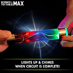 Hands On Lightning Rod - Educational Science Toys for Boys and Girls - Learn Science of Electricity and Circuits - Human Electricity Conductor