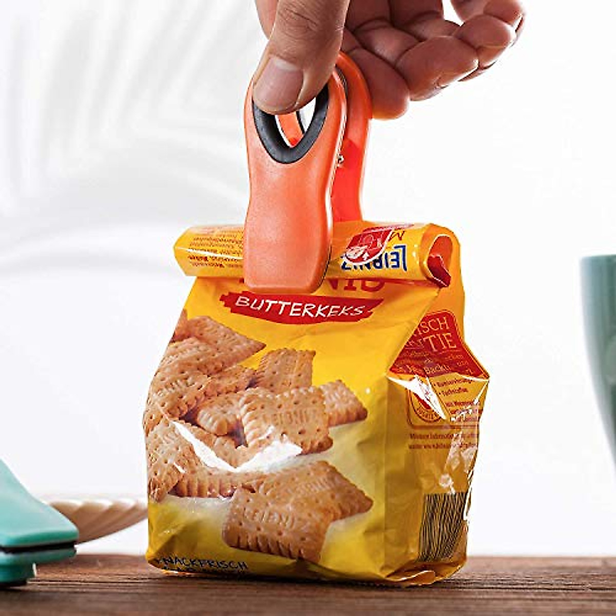 Chip Clips Magnetic,Bag Clips for Food Magnetic,6 Pack, Bag Clips, Bag Clips for Food, Magnet Clips, Clips for Food Packages, Clips for Fridge