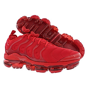 MEN'S NIKE AIR VAPORMAX PLUS RUNNING SHOES, University Red/University Red, 9