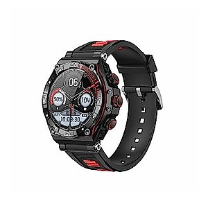 Cheerall 1.43” AMOLED Touch Screen Military Smart Watch for Answer Make Call, 5ATM Waterproof Fitness Tracker with AI Voice Assistant 100+ Workout Modes Heart Rate SpO2 Sleep Monitor for Men Women
