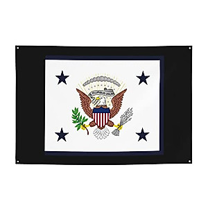 Flag Of The Vice President Of The United States (Fringed) Personalized Festive Banners To Add Atmosphere To Your Celebration 47Ã—71in