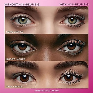 Lancôme Monsieur Big Waterproof Mascara - Volumizing Mascara For Up To 12x More Volume & 24H Wear - False Lash Effect - Black