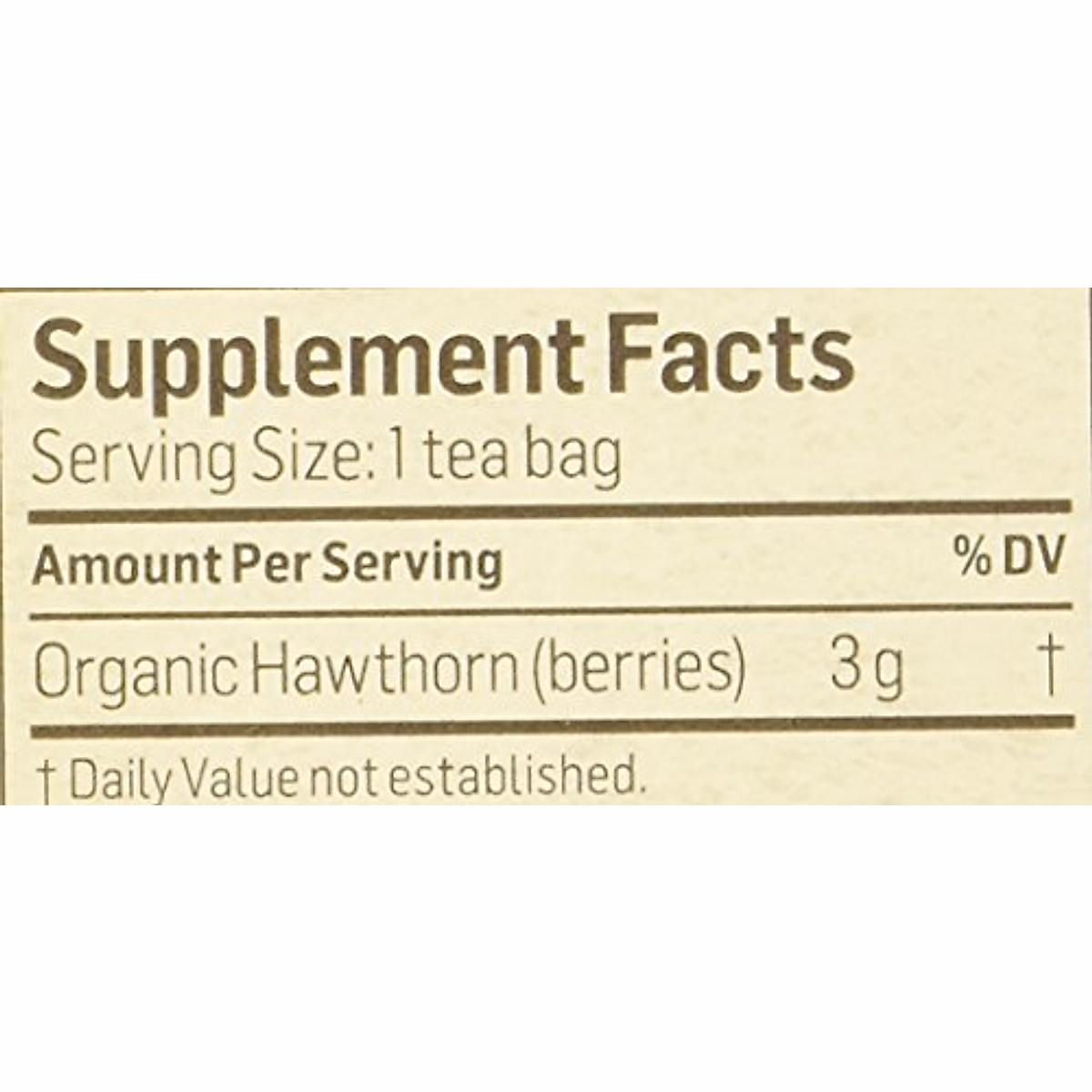 Alvita Teas Organic Herbal Tea Bags - Hawthorn Berry - 24 Bags