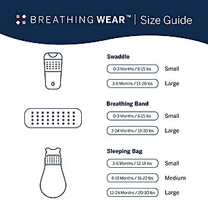 Nanit Breathing Wear Sleeping Bag – 100% Cotton Baby Sleep Sack - Works with Nanit Pro Baby Monitor to Track Breathing Motion Sensor-Free, Real-Time Alerts, Size Small, 3-6 Months, Lilac Purple