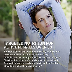 Bronson ONE Daily Women’s 50+ Complete Multivitamin Multimineral, 180 Tablets