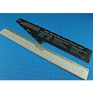 LITKO Movement & Shooting Gauge | Compatible with Warhammer 8th Edition | Turn Sequence | Shooting | Charge | Wound (Translucent Grey)
