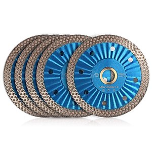5Pcs/Box 4" Diamond Saw Blade Super Thin Porcelain Cutting Blade for Porcelain Tile Ceramic Granite Marble…