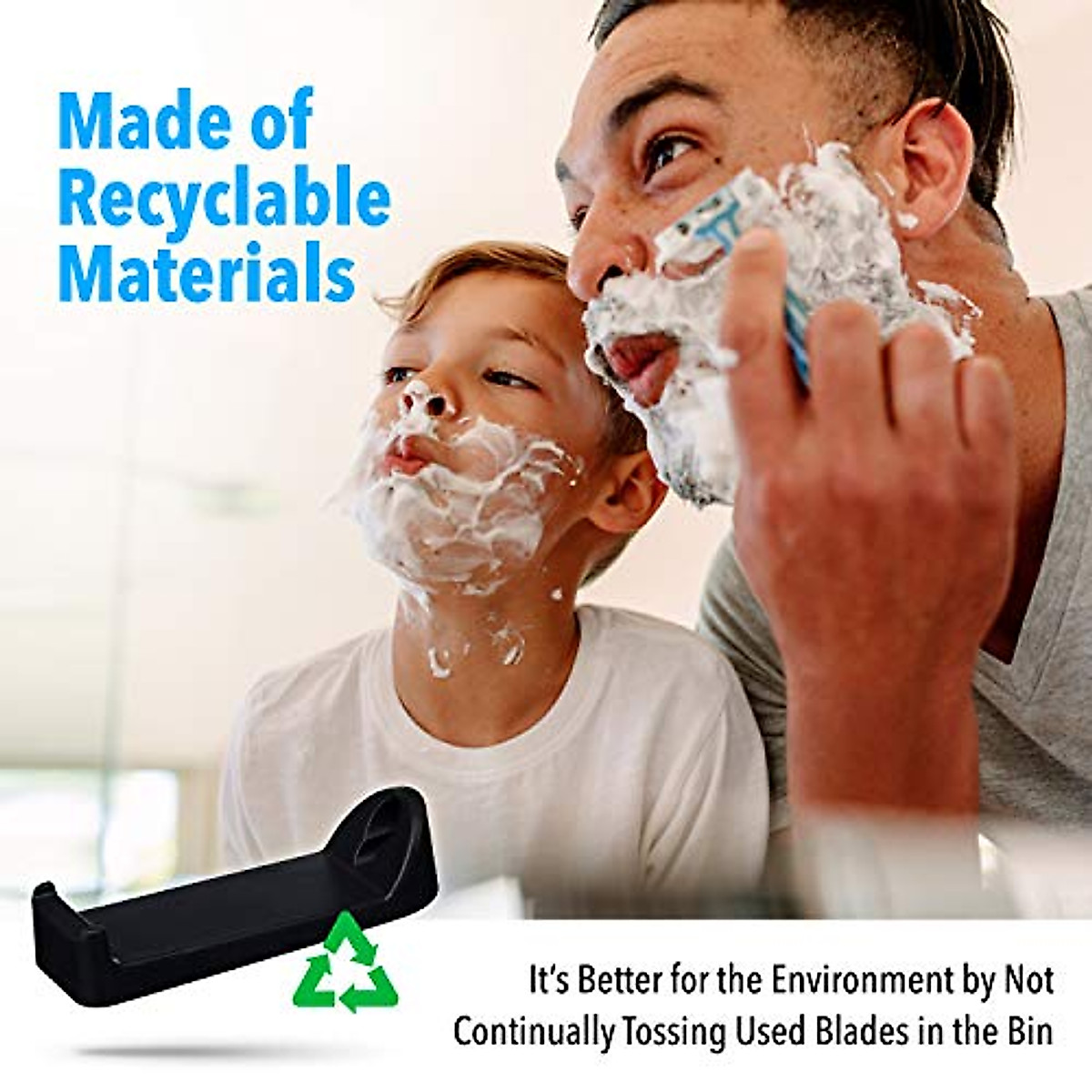 RazorPit Men's Razor Blade Sharpener, Black