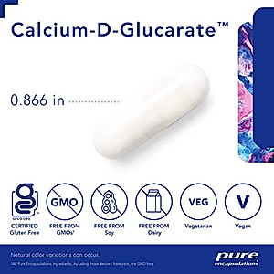 Pure Encapsulations Calcium-D-Glucarate | Supplement to Support Cellular Health in The Liver, Lungs, Breast, and Colon* | 60 Capsules