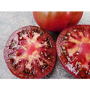 30+ Giant Black Krim Tomato Seeds, Heirloom Non-GMO, Low Acid, Indeterminate, Open-Pollinated, Sweet, Super Delicious, from USA
