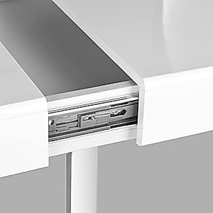 Safavieh Home Collection Berkley Desk, White/Chrome