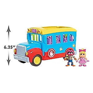 Muppet Babies Friendship School Bus, Kids Toys for Ages 3 Up by Just Play