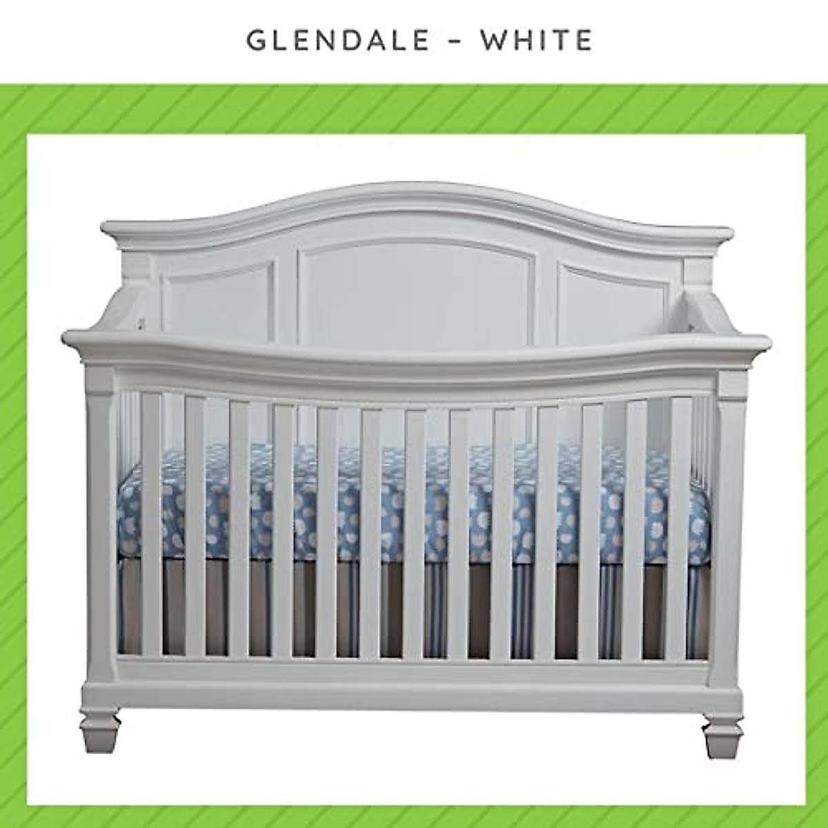 CC KITS Toddler Bed Safety Guard Rail for Baby Cache Cribs (White)