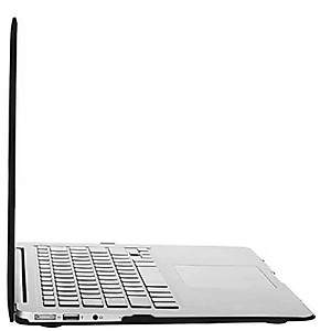 MOSISO Compatible with MacBook Air 13 inch Case (Models: A1369 & A1466, Older Version 2010-2017 Release), Protective Plastic Hard Shell Case & Keyboard Cover & Screen Protector, Black