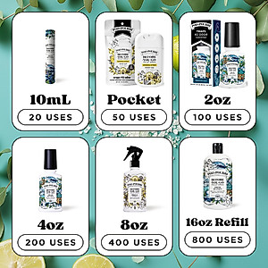 Poo-Pourri Before-You-Go Toilet Spray, Fresh Sea Salt, 4 Fl Oz - Sea Salt, Bergamot and Eucalyptus
