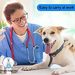 Alacrity Bluetooth Animal Microchip Tag Reader Scanner Wireless RFID Animal Handheld Reader Pet ID Scanner Rechargeable Animal Chip Scanner Pet Tag Scanner FDX-B(ISO 11784/11785) ID64 RFID