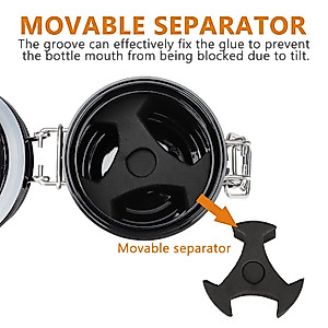 Eyelash Glue Storage Tank, TEOYALL Leak Proof Lash Adhesive Container Organizer for Grafting Eyelash Extension Supplies