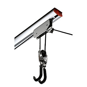 RAD Cycle Products Rail Mount Bike and Ladder Lift for Your Garage or Workshop Holds up to 75 Pounds No Mounting Board Needed