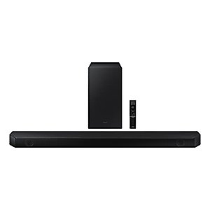 SAMSUNG HW-Q60B 3.1ch Soundbar w/ Dolby Atmos, DTX Virtual:X Q Symphony, Adaptive Sound, Game Mode, Bluetooth Connection, 2022