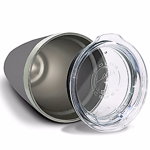 LaserGram 20oz Vacuum Insulated Tumbler Mug, Horse and Cowgirl, Personalized Engraving Included (Gray)