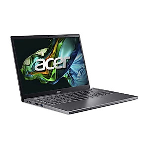 Acer Aspire 5 14 Slim Laptop | 14" WUXGA (1920 x 1200) IPS | Core i7-1355U | Intel Iris Xe Graphics | 16GB LPDDR5 | 512GB Gen 4 SSD | Wi-Fi 6E | USB4/Thunderbolt 4 | Backlit KB | A514-56M-71A9, Gray