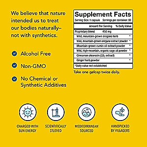 NORTH AMERICAN HERB & SPICE OregaResp - 90 Veggie Capsules - Immune & Respiratory Health - Cumin, Sage, Oregano Oil - Safe for Children & Pets, Non-GMO - 90 Total Servings