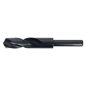 Utoolmart 20.5mm Reduced Shank Drill Bit HSS 6542 Black Oxide with 1/2 Inch Straight Shank 1pcs