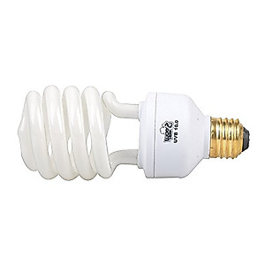 LUCKY HERP 10.0 UVB Fluorescent Desert Terrarium Lamp Bulb,E26,Screw Thread,26 Watts