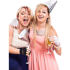 3 Pairs Women Lace Gloves Floral Lace Gloves Sun Protection Lace Gloves Dressy Gloves for Wedding Dinner Parties (Classic Style)